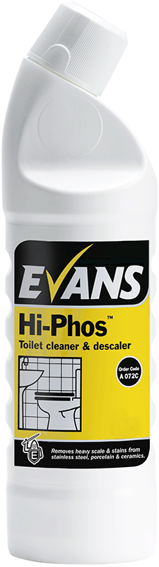 Evans Hi-Phos 1L - Heavy duty washroom and toilet cleaner and descale ...