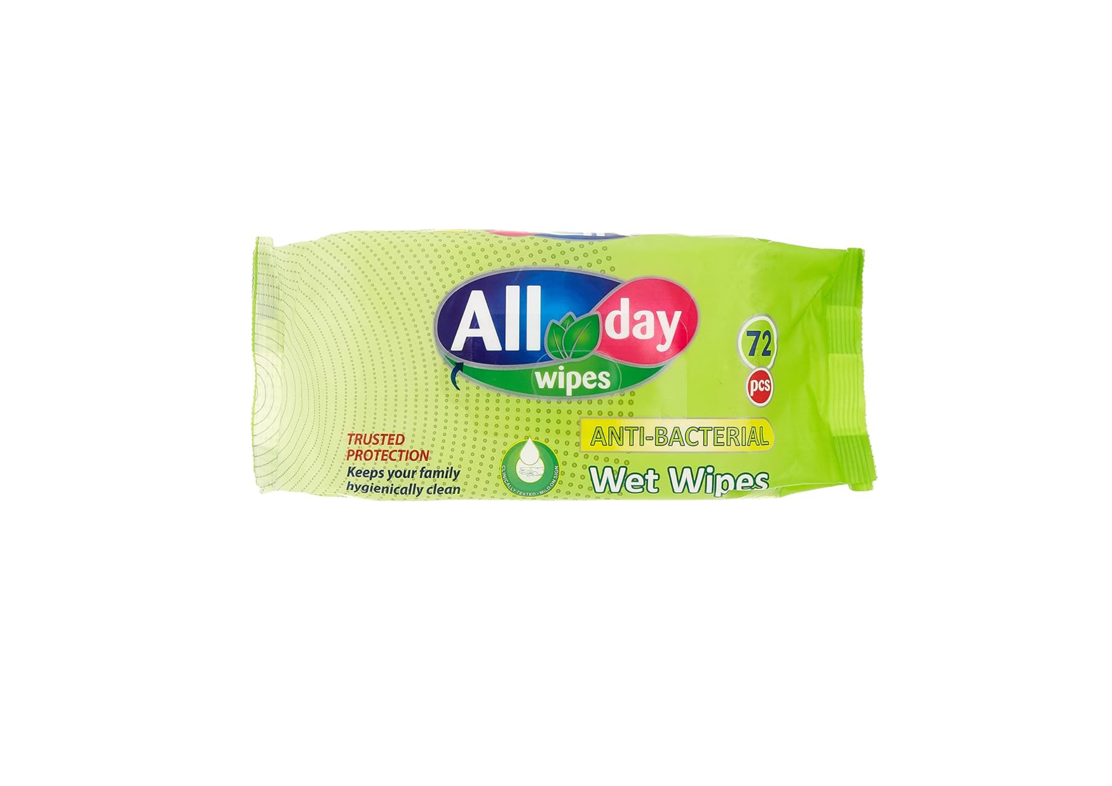 ALL DAY ANTIBACTERIAL WET WIPES 72PCS – CHEMEX Myhome
