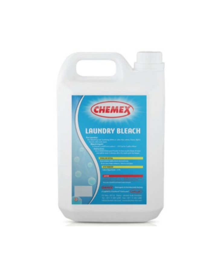 CHEMEX LAUNDRY BLEACH 5 LTR – CHEMEX Myhome