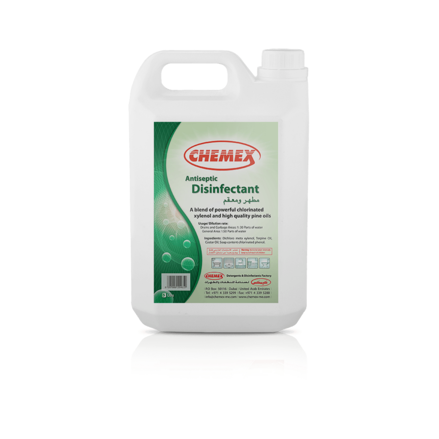 Chemex Antiseptic Disinfectant 5 Ltr – CHEMEX Myhome